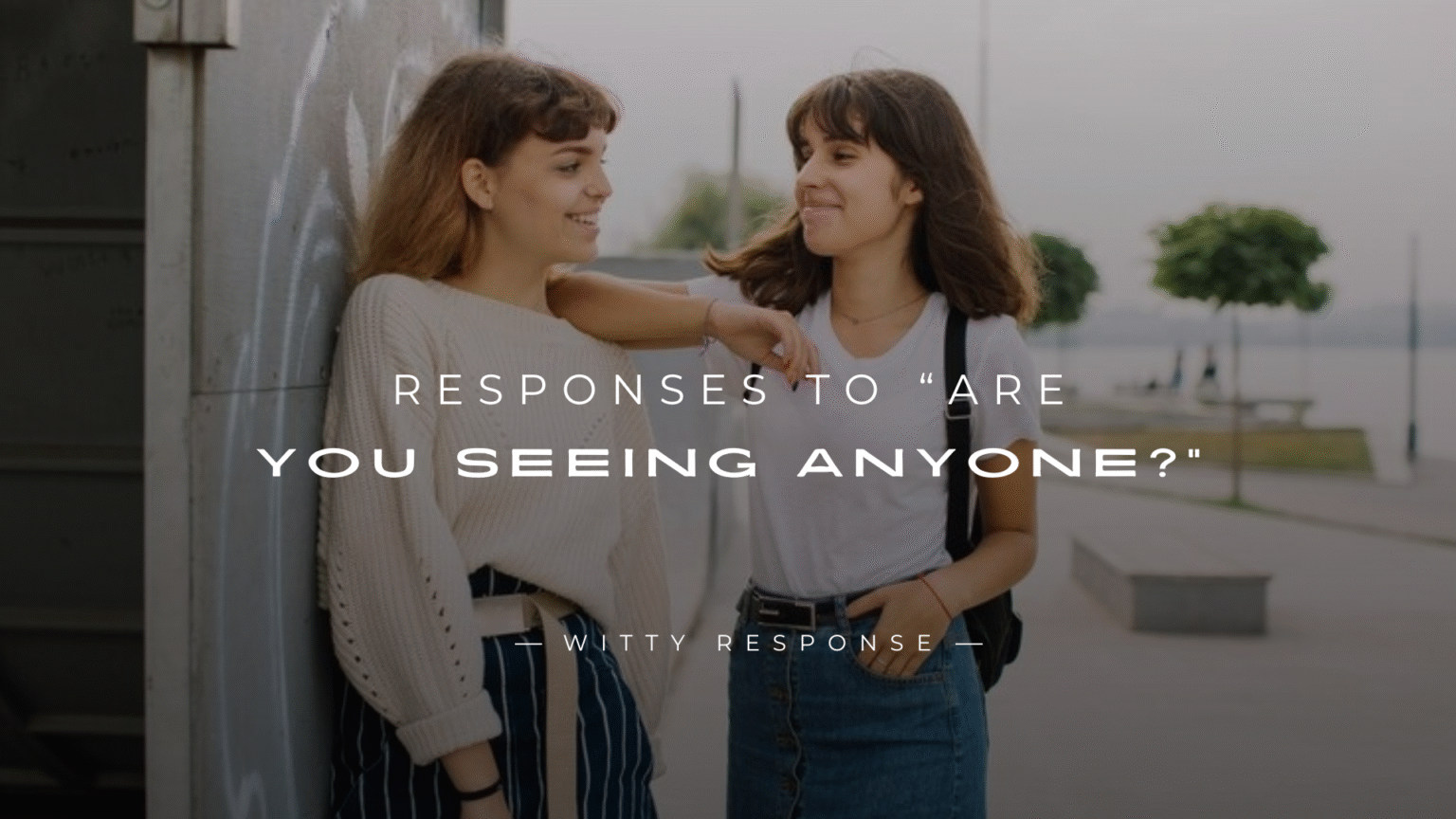 Witty Response - Because silence is not always golden